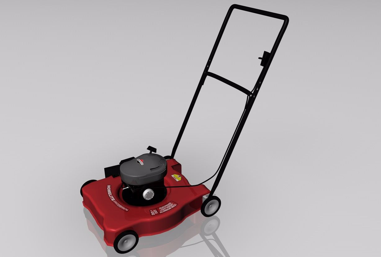 Push Lawnmower Model Fbx Format Custom 3d Modeling Servicesposer World