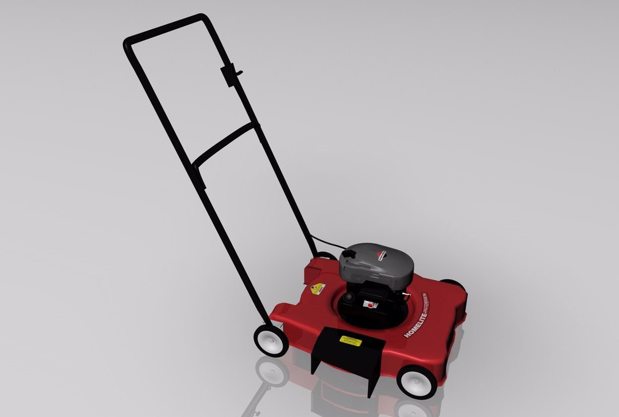 Push Lawnmower Model Fbx Format Custom 3d Modeling Servicesposer World