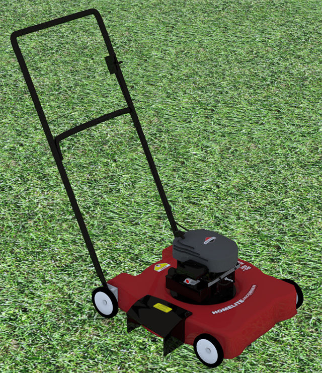 Push Lawn Mower Model With Movements 3d Miscellaneous Modelposer World